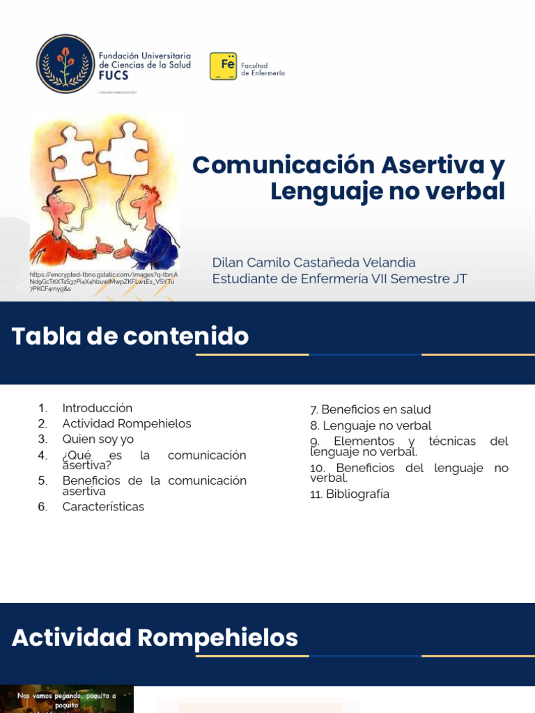 Comunicación Asertiva y Lenguaje no verbal.pptx | PDF | Comunicación no verbal | Comunicación