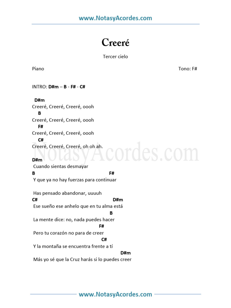 Creere Tercer Cielo | PDF