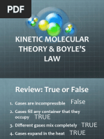 Kinetic Molecular Theory - Grade 10 | PDF | Gases | Molecules