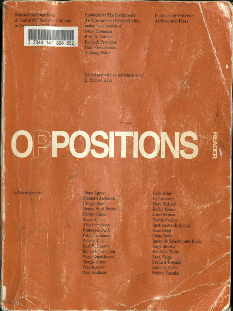 Hays - The Oppositions of Autonomy and History | PDF