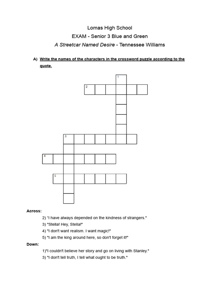 ANSWERS - Lomas High School - Senior 3 Blue and Green | PDF