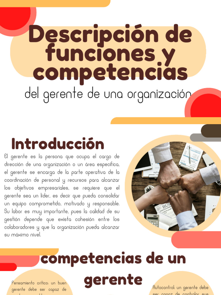 Descripción de funciones y competencias | PDF | Liderazgo | Las emociones
