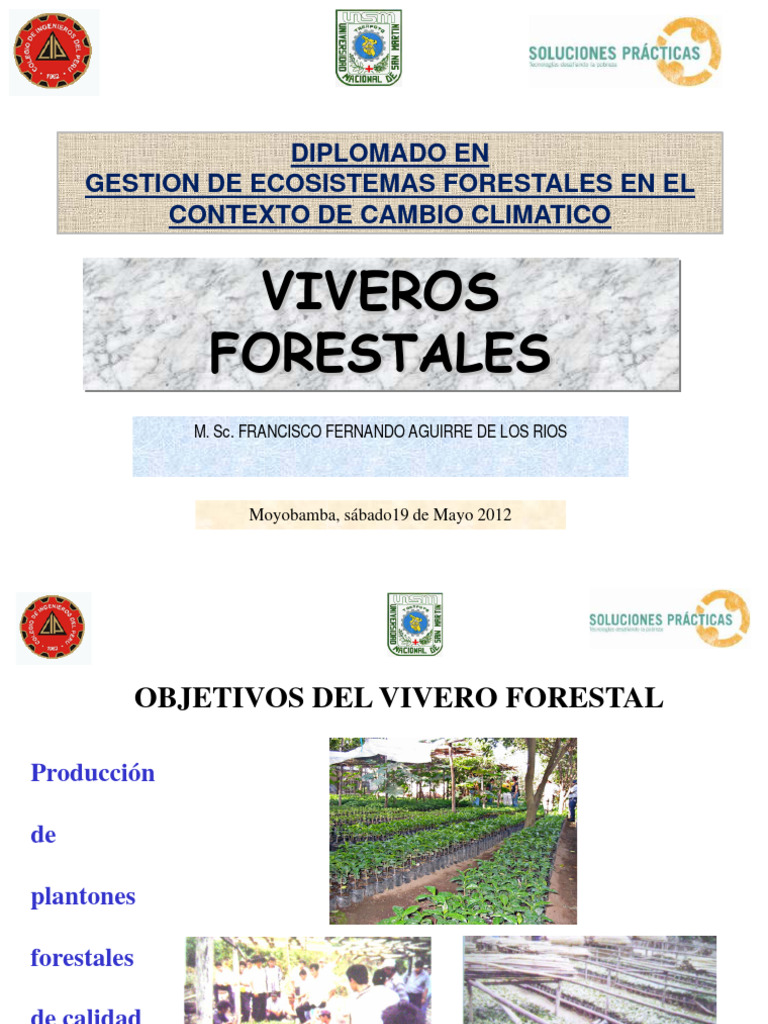 Viveros Forestales | PDF | Siembra | Semilla