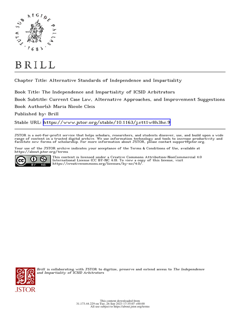 Cleis AlternativeStandardsIndependence 2017 | PDF | Judiciaries | Justice