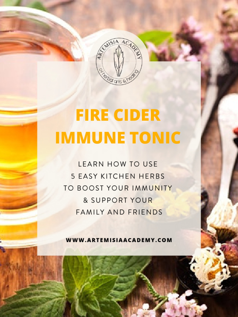 Fire Cider Immune Tonic | PDF | Common Cold | Antimicrobial