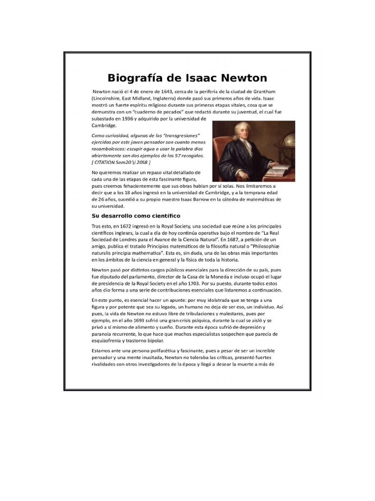 Isaac Newton | PDF