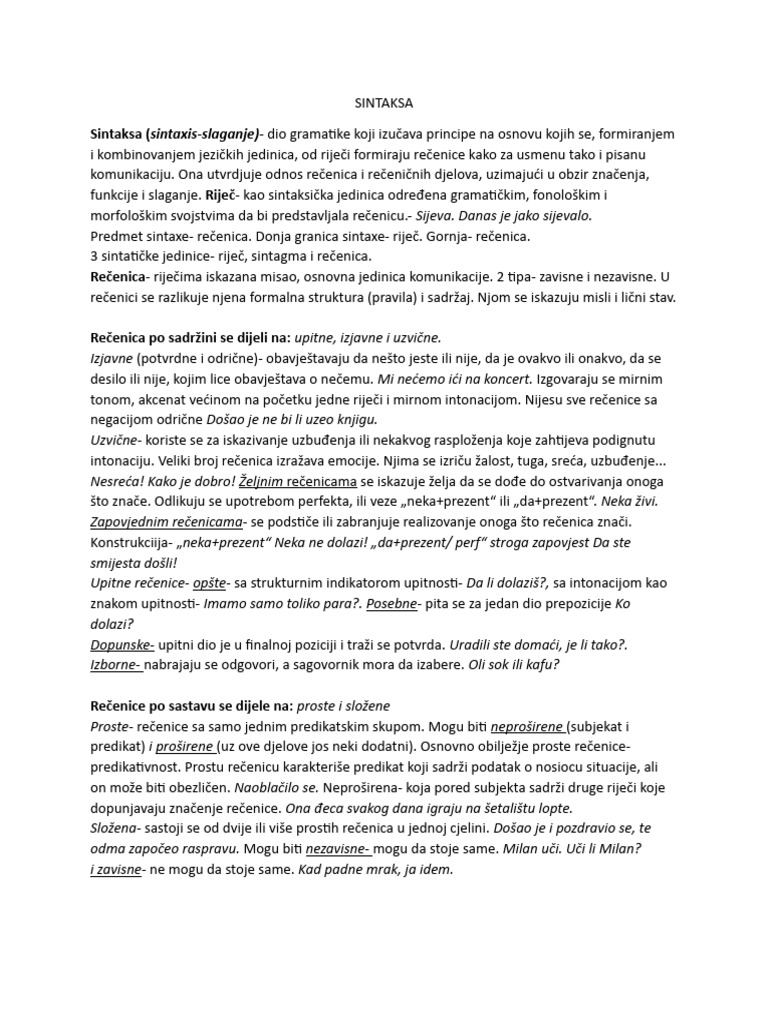 Montenegrin Language | PDF