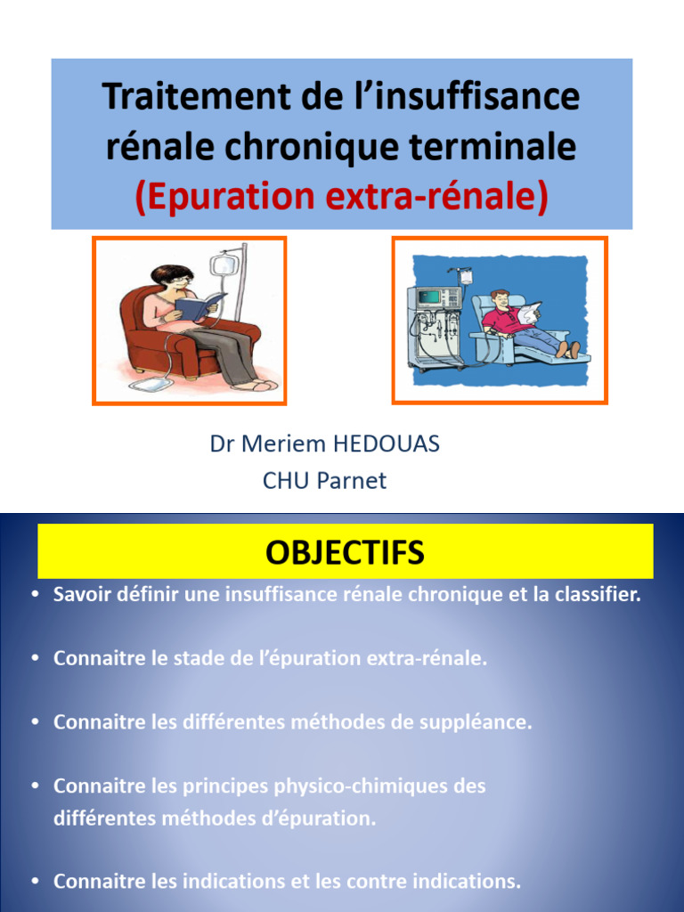Épuration Extra-Rénale en Insuffisance Rénale | PDF | Insuffisance ...
