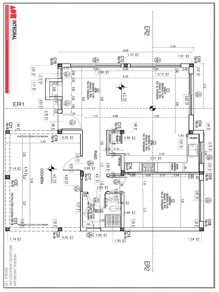 Plano de Replanteo MODELO | PDF