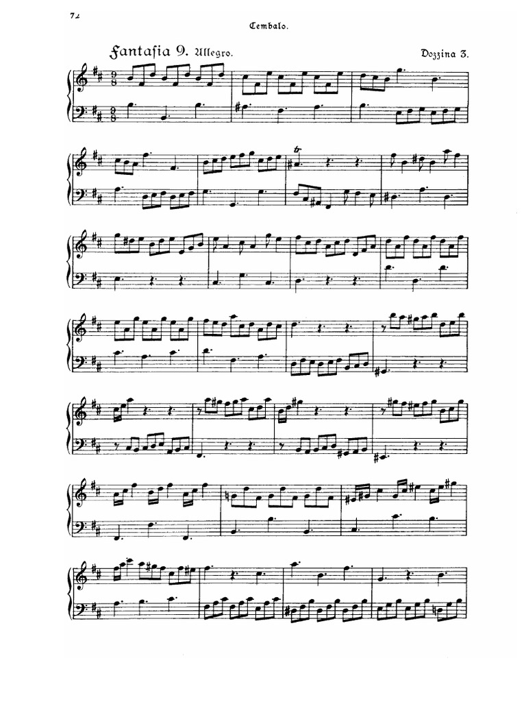 Telemann Fant 10 | PDF