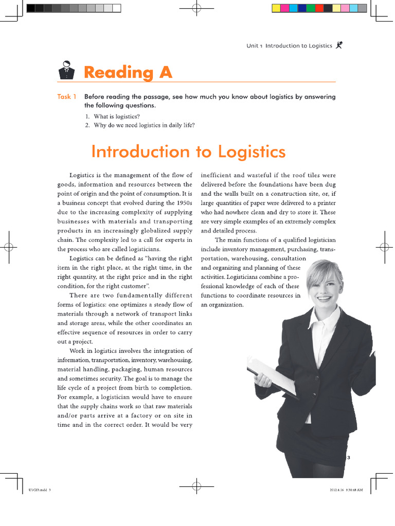 Introduction To Logistics | PDF