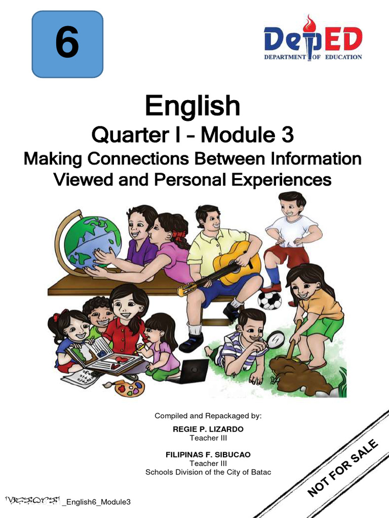 SDCB Q1 Eng6 Module3 Watermark (Uploaded) | PDF | Cognition | Cognitive Science