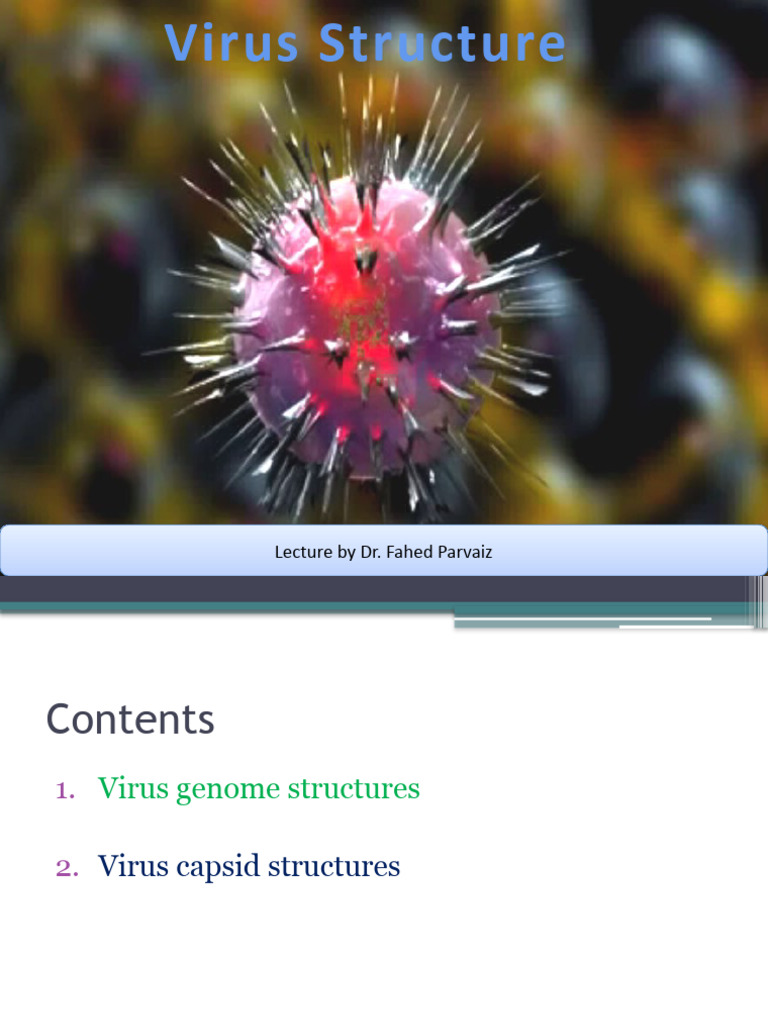 Topic-6 Virus Structure | PDF | Virus | Rna