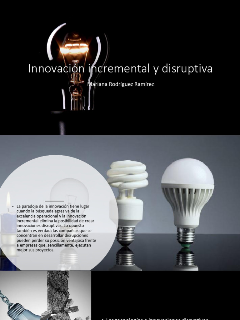 Innovación Incremental y Disruptiva | PDF | Innovación | Creatividad