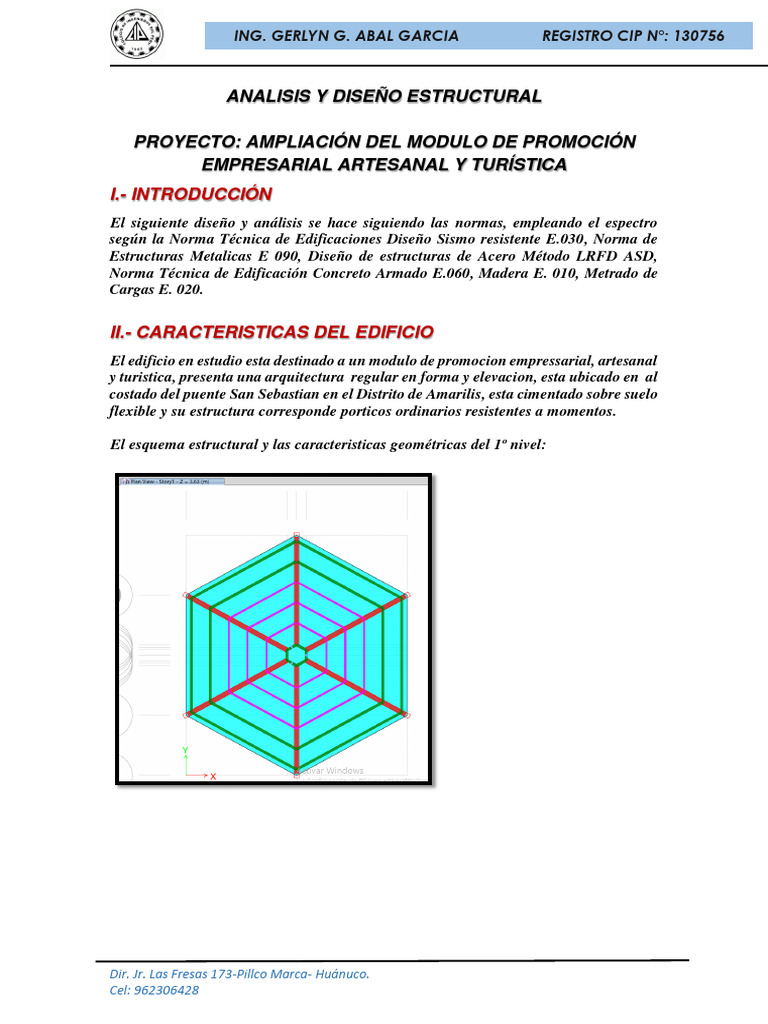 Informe Estructural San Sebastian 2 | PDF | Fundación (Ingeniería ...