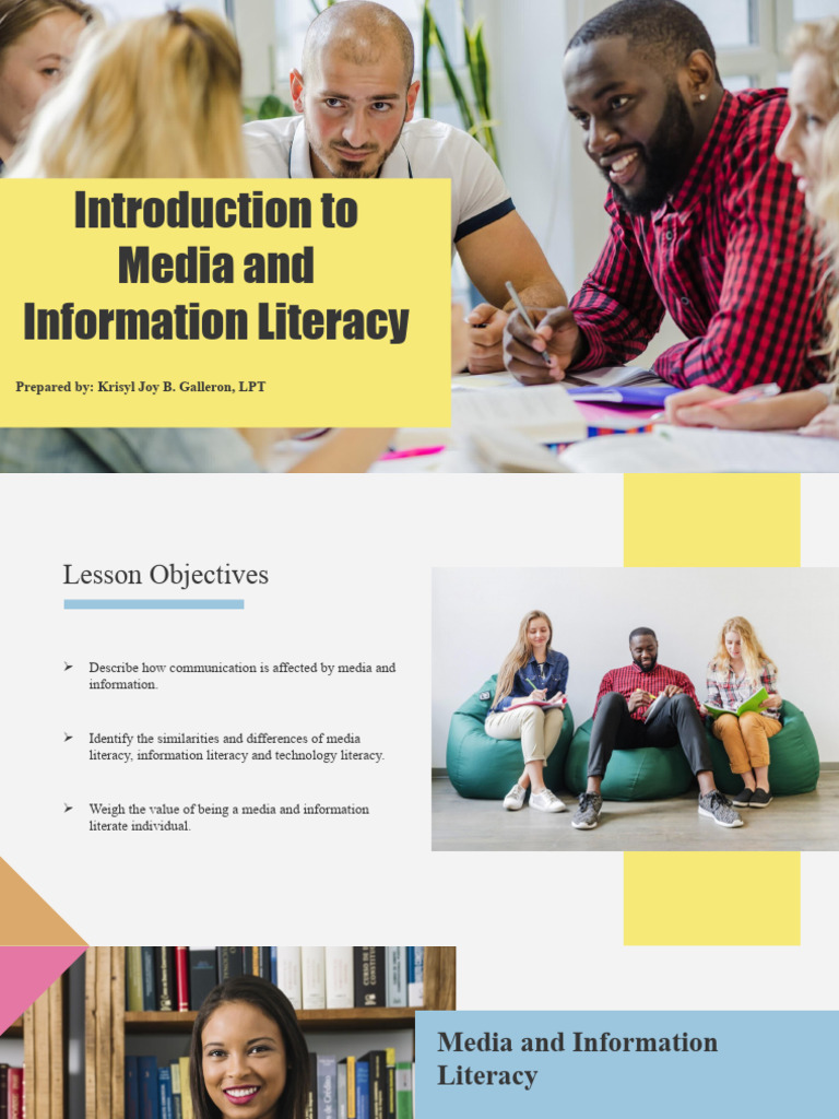 Introduction to Media and Information Literacy | PDF | Information ...