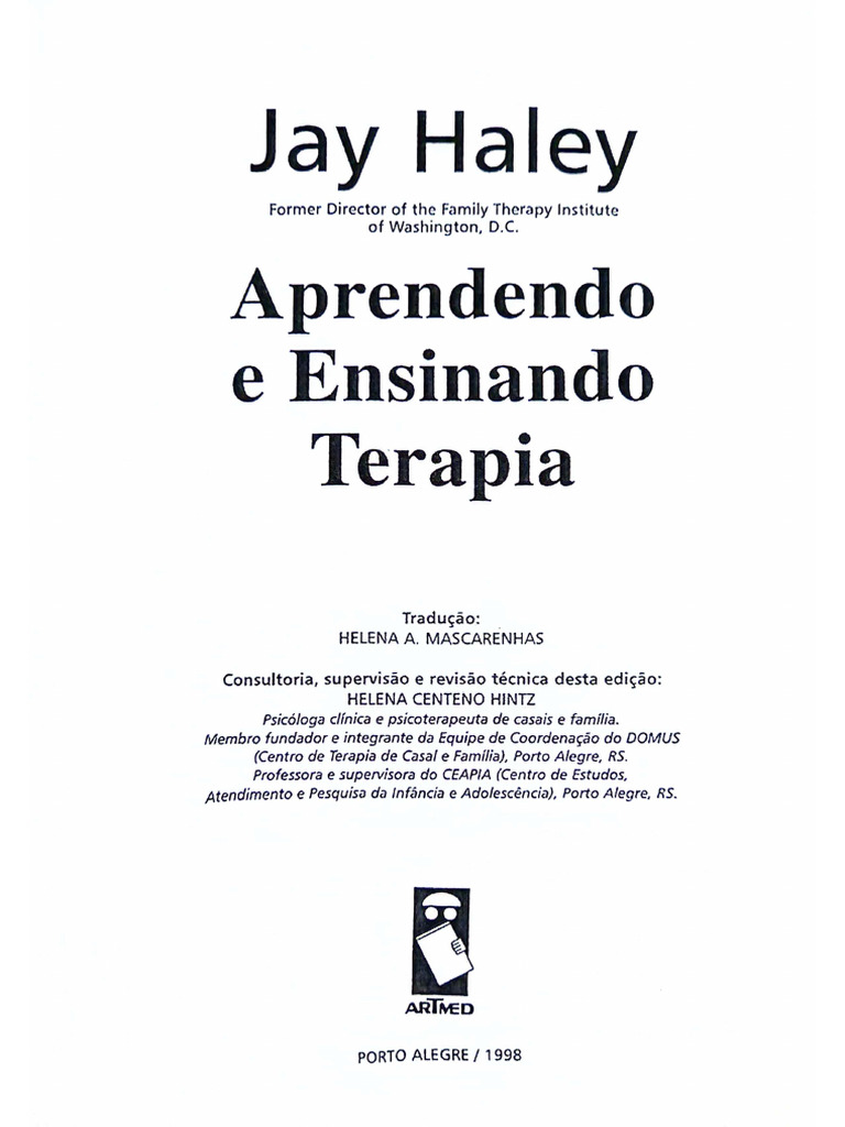 A4C. Questões Polêmicas. Jay Haley | PDF