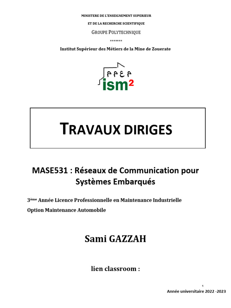 TD Mase531 Version Etudiant | PDF | Modulation | Émetteur