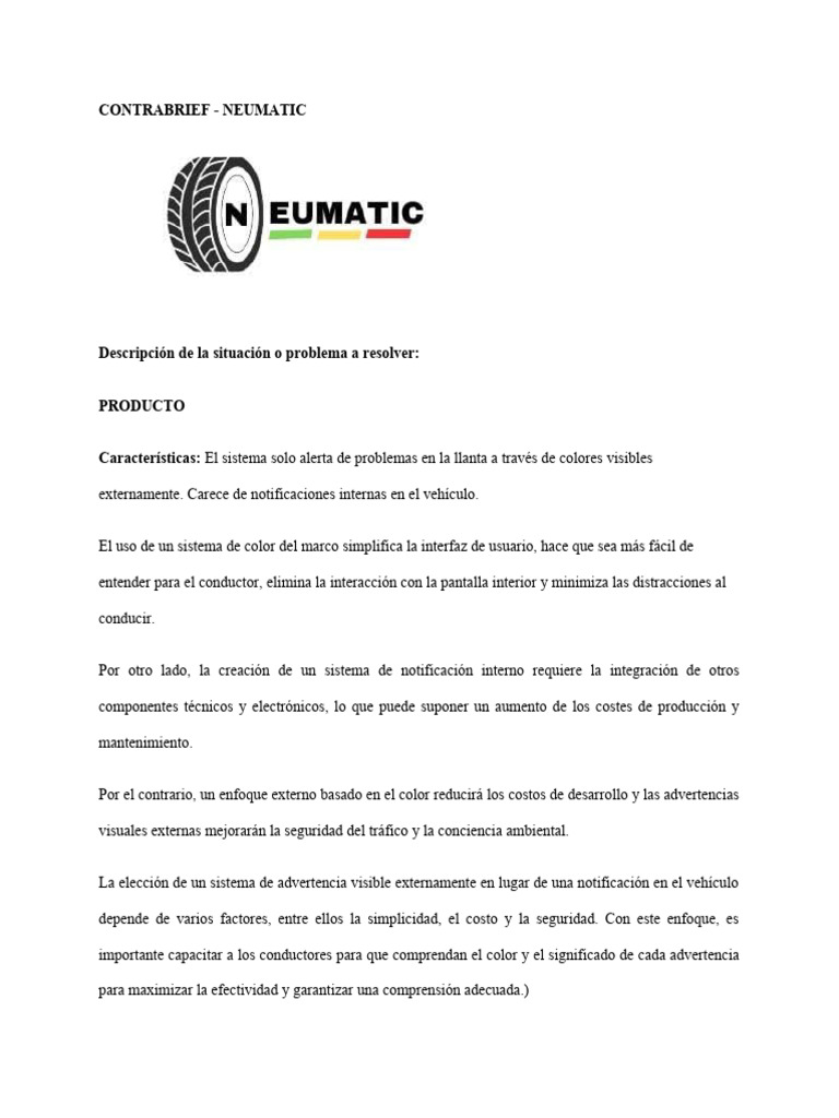 Contrabrief - Neumatic | PDF | Marca | Neumático