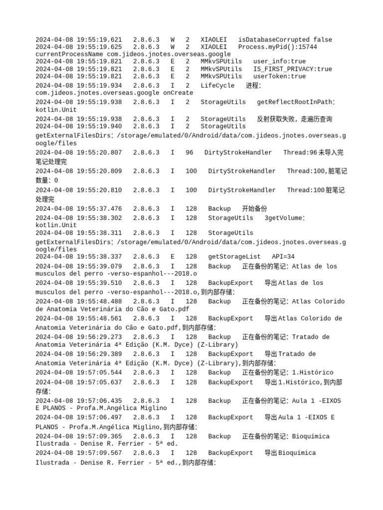 2024-04-08 78063089 Log | PDF | Computer Data | Information Retrieval
