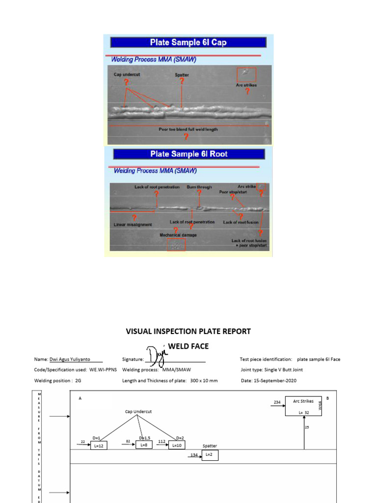 Visual Inspection | PDF | Welding | Construction