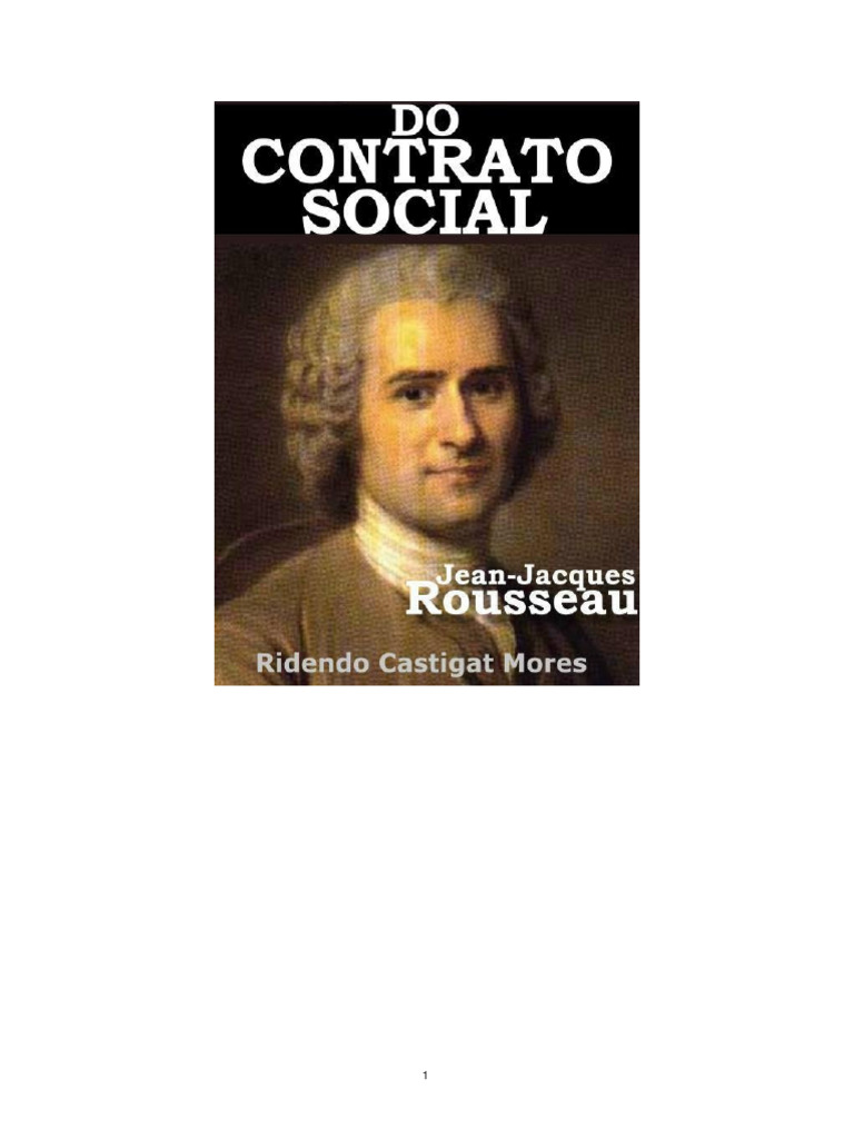 Rousseau - Do Contrato Social | PDF | Teaching Methods & Materials | Computers