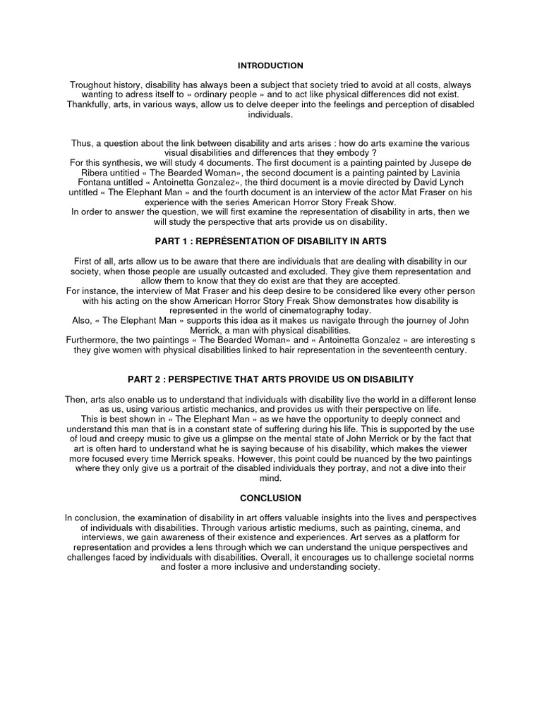 Synthèse Llce | Download Free PDF | Disability | Liberal Arts Education