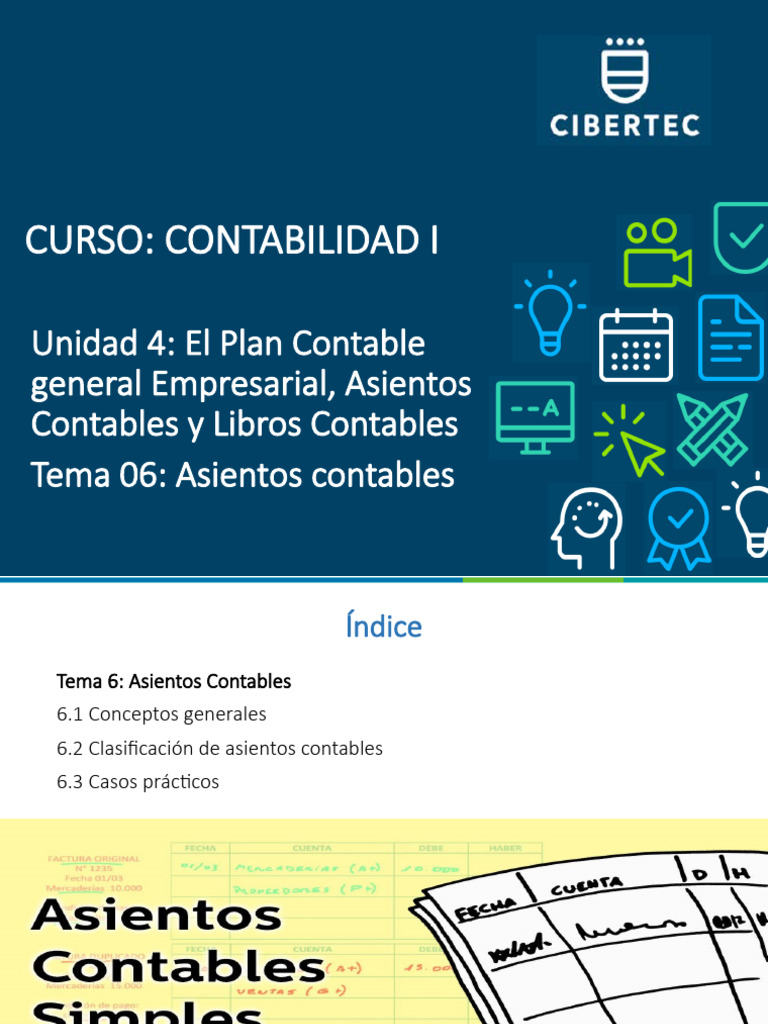 Asientos Contables: Conceptos y Ejemplos | PDF | Contabilidad | Cuentas por pagar