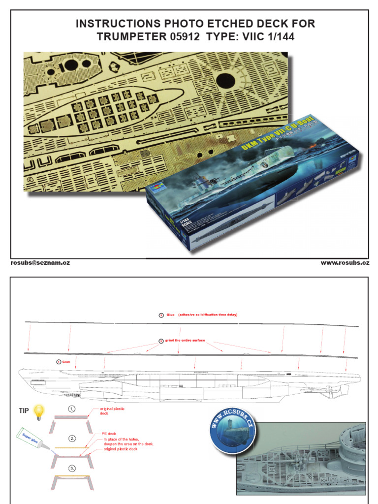 Instructions Photo Etched Deck for Tr 05912 | PDF | Industrial Processes