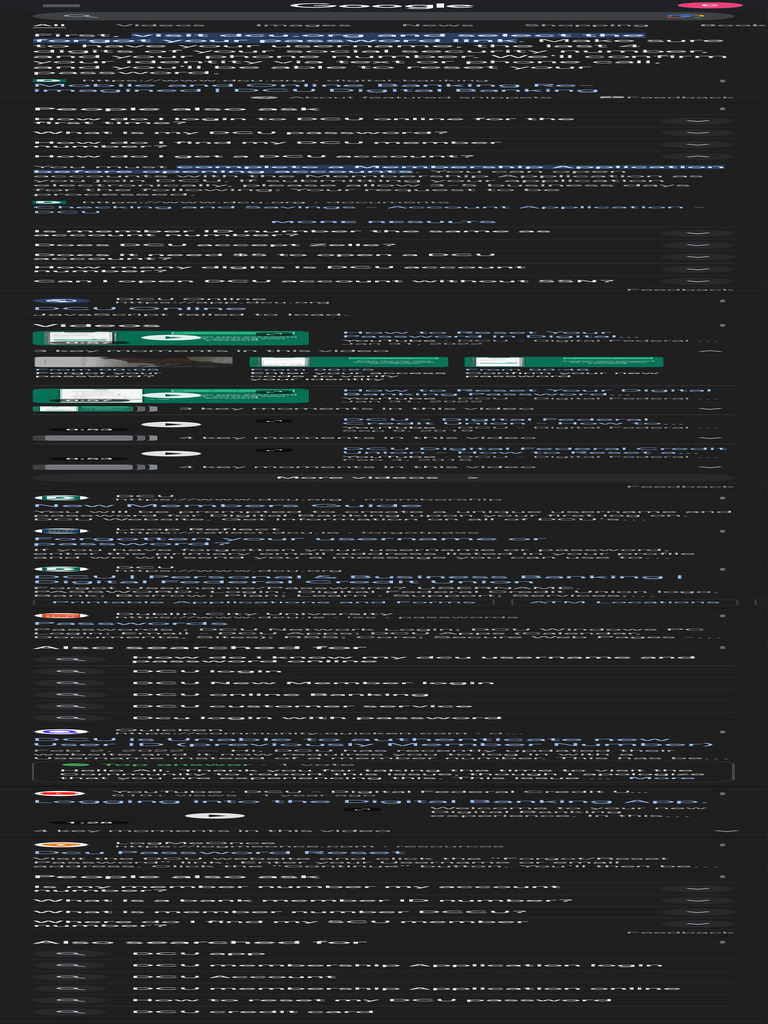 DCU New Member Login Guide | PDF | Password | Login