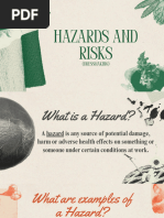 Types of Hazard : Dormant - The Situation Has The Potential To Be ...