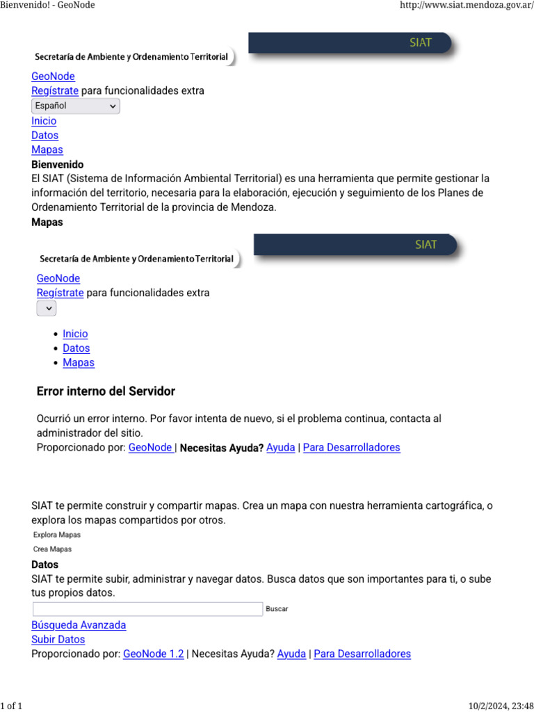 Bienvenido! - GeoNode | PDF