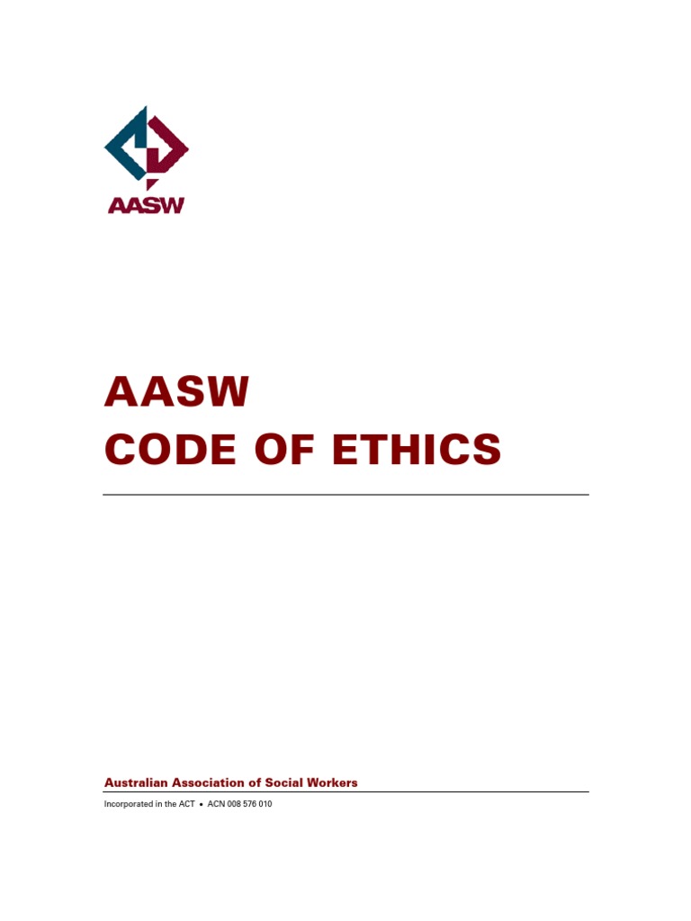 AASW Code of Ethics | PDF | Social Work | Informed Consent