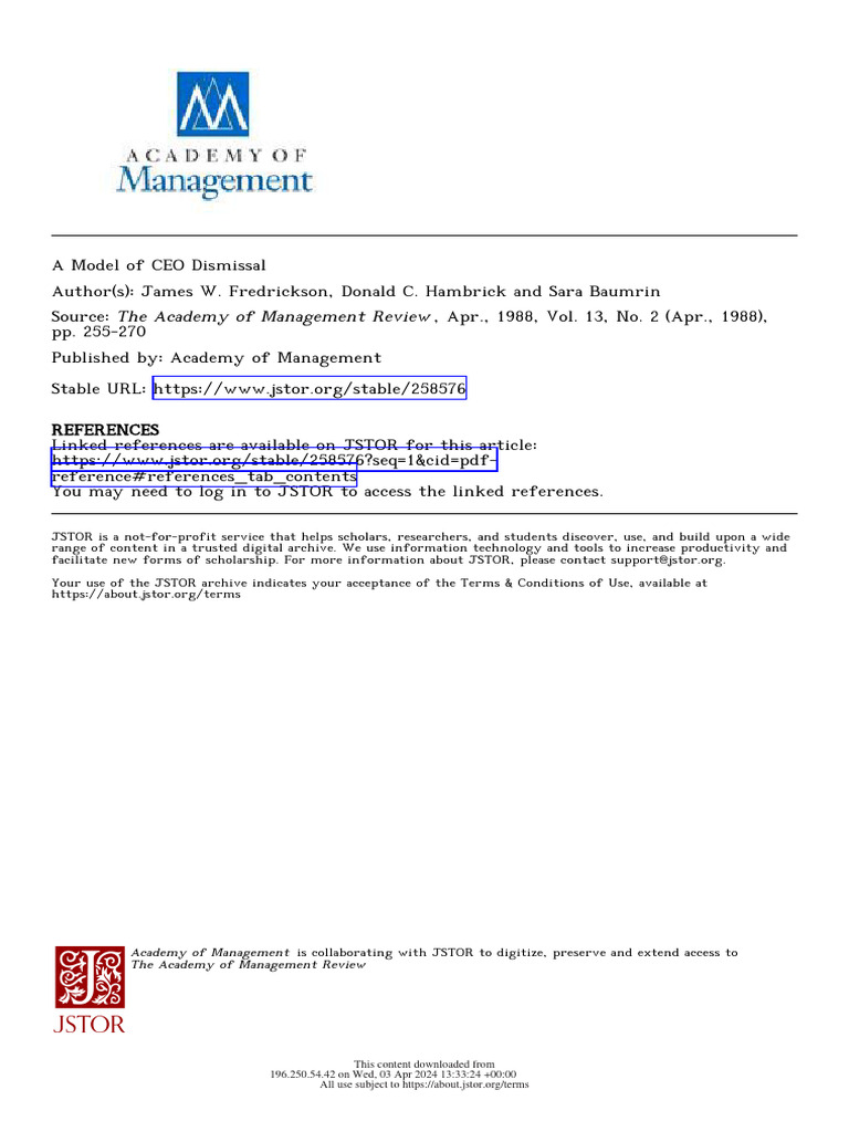 Ceo Dismissal Pdf Chief Executive Officer Board Of Directors