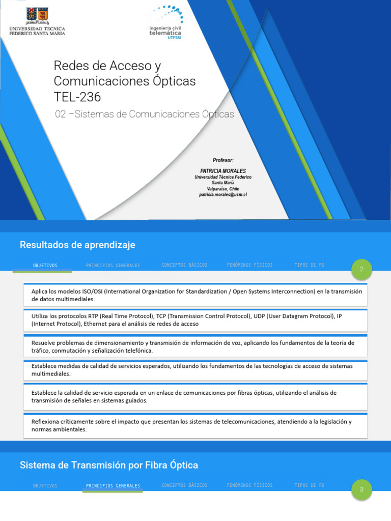 02 - Sistemas de Comunicaciones Ópticas | PDF | Modulación | Fotón