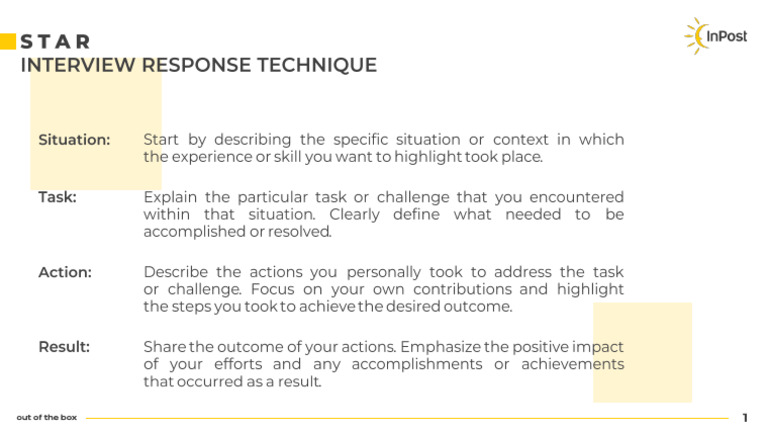 STAR Technique | PDF