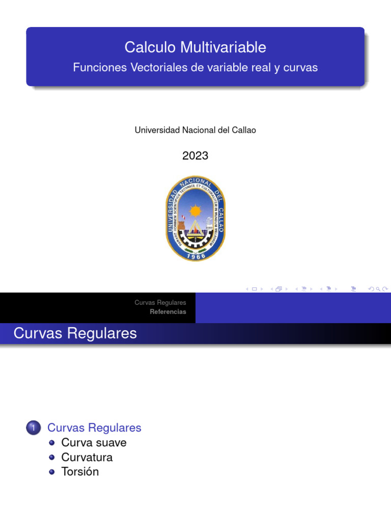 Calculo Multivariable Unac S03 Pdf Curva Geometría Analítica