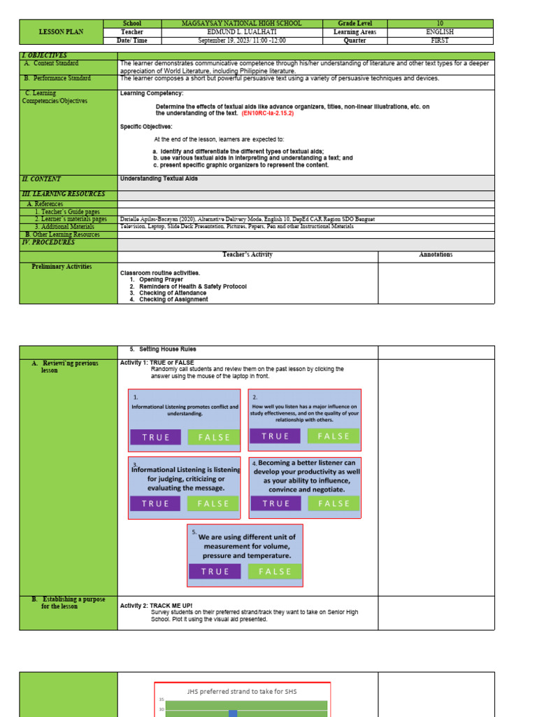 LPCO1 Edmund | PDF | Chart | Human Communication