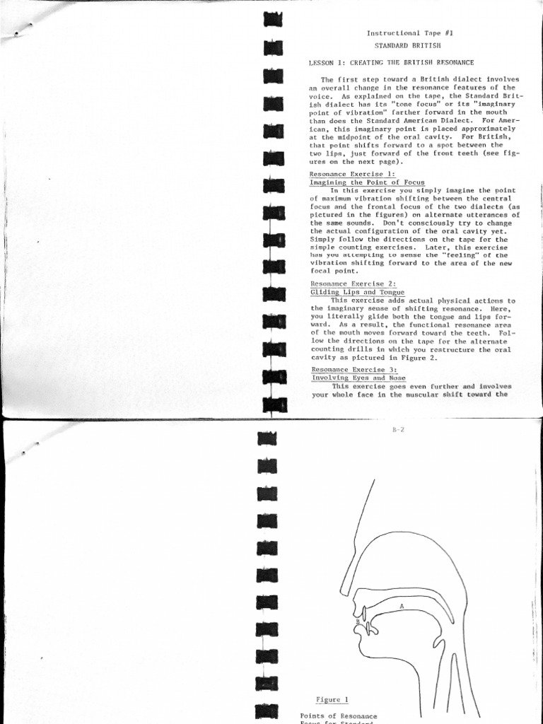 Instructional Tape #1 Standard British | PDF