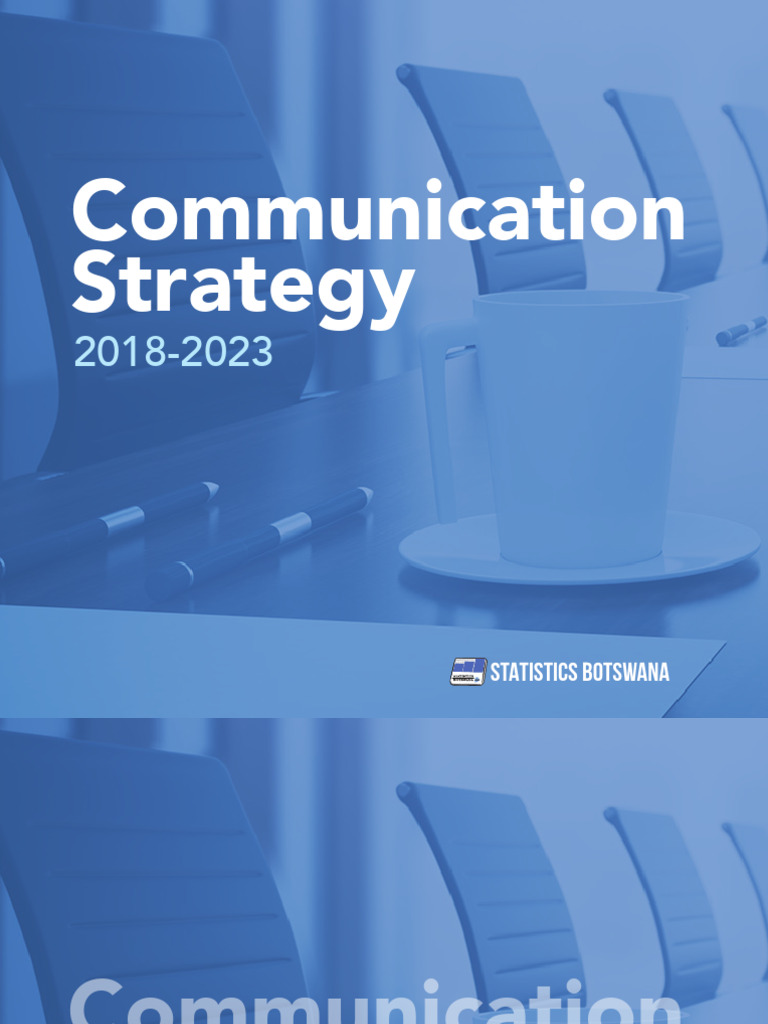Communication Strategy | PDF | Official Statistics | Strategic Planning