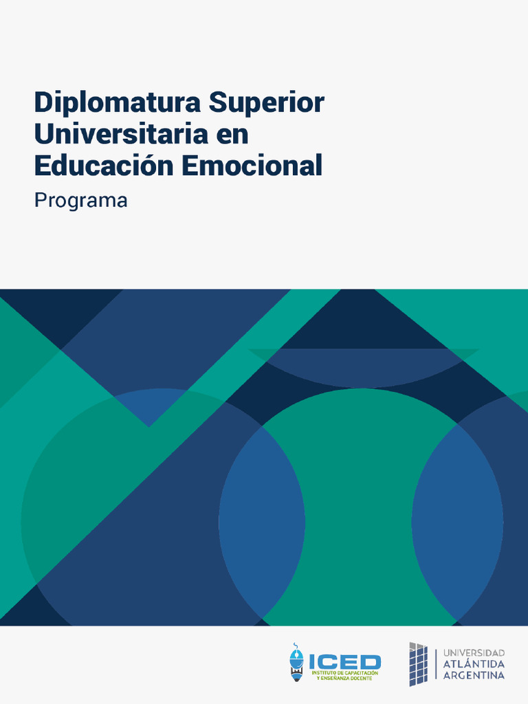 Programa Educación Emocional | PDF | Las emociones | Plan de estudios