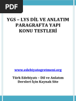 Apotemi̇ Maraton Tyt TG Cevap Anahtari | PDF