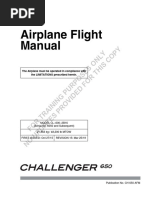 Challenger 650 Operations Overview | PDF | Cockpit | Takeoff