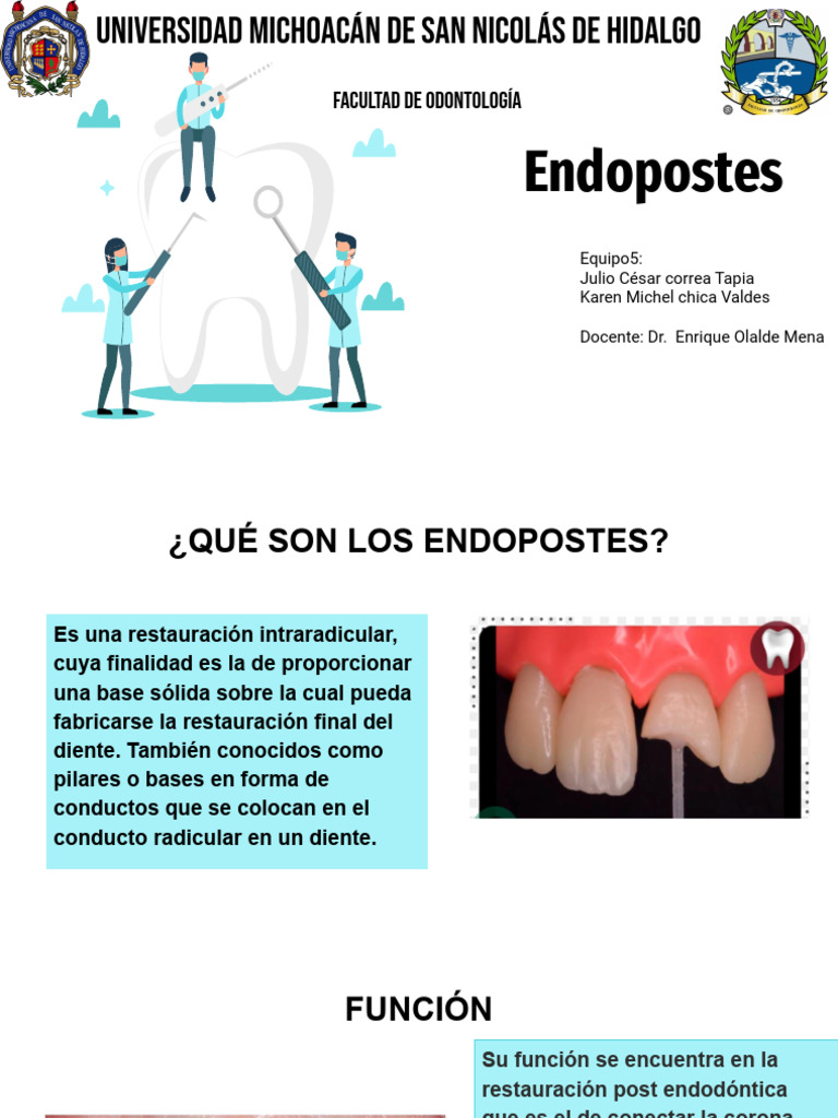 Endo Post Ess | PDF | Diente | Odontología