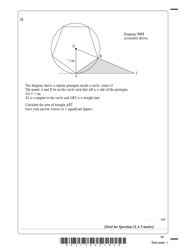 Geometry Problems: Triangles & Cone | PDF | Circle | Triangle