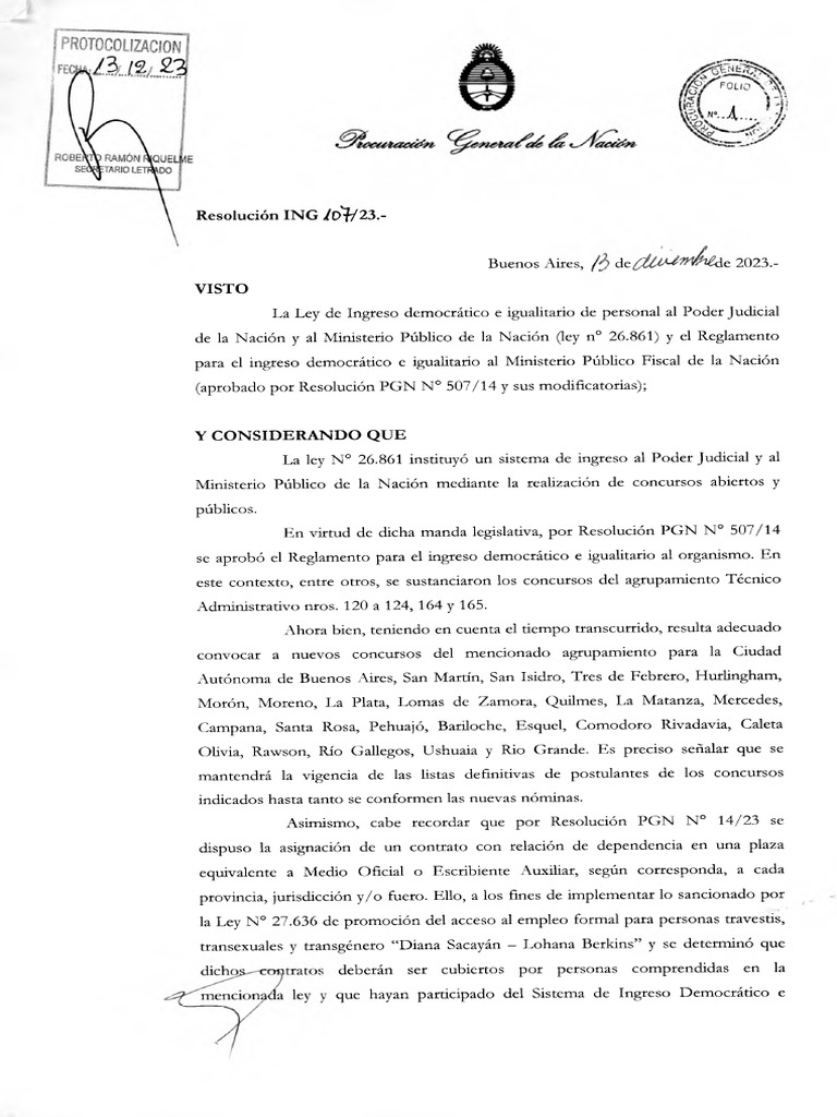 Ing 107-23 Ta | PDF | Documento de identidad | Justicia