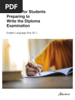 ELA 30-1 Writing Standards Examples | PDF | English Studies | Teachers