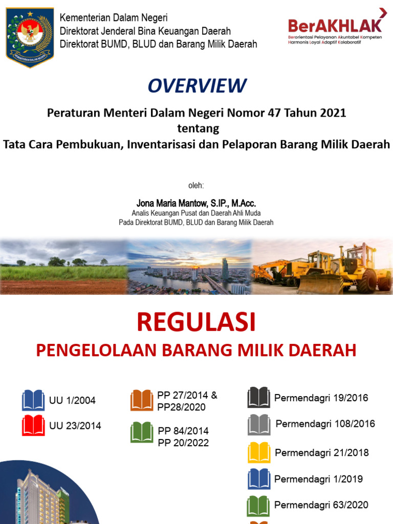 Permendagri Nomor 47 Tahun 2021 | PDF