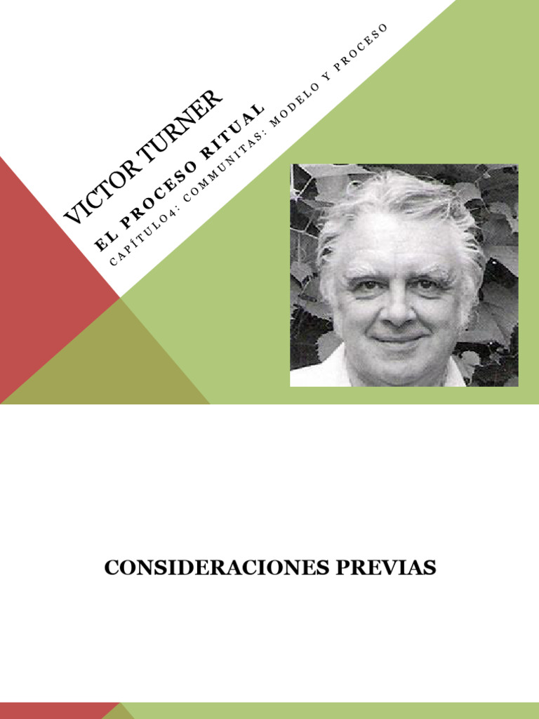 8 - Victor Turner. La Selva de Los Simbolos, Capitulo 1 | PDF ...