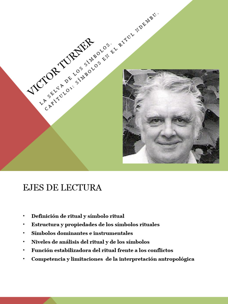 8 - Victor Turner. La Selva de Los Simbolos, Capitulo 1 | PDF ...